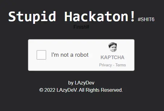 The ៦th Stupid Hackathon Thailand